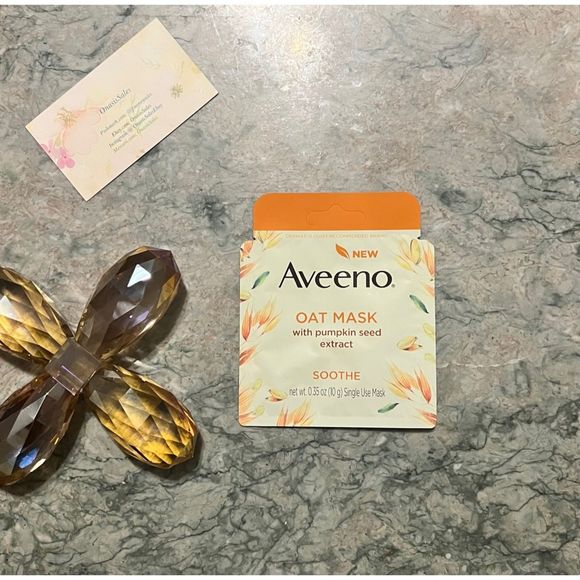Aveeno | Skincare | Aveeno Oat Face Mask With Soothing Pumpkin Seed ...